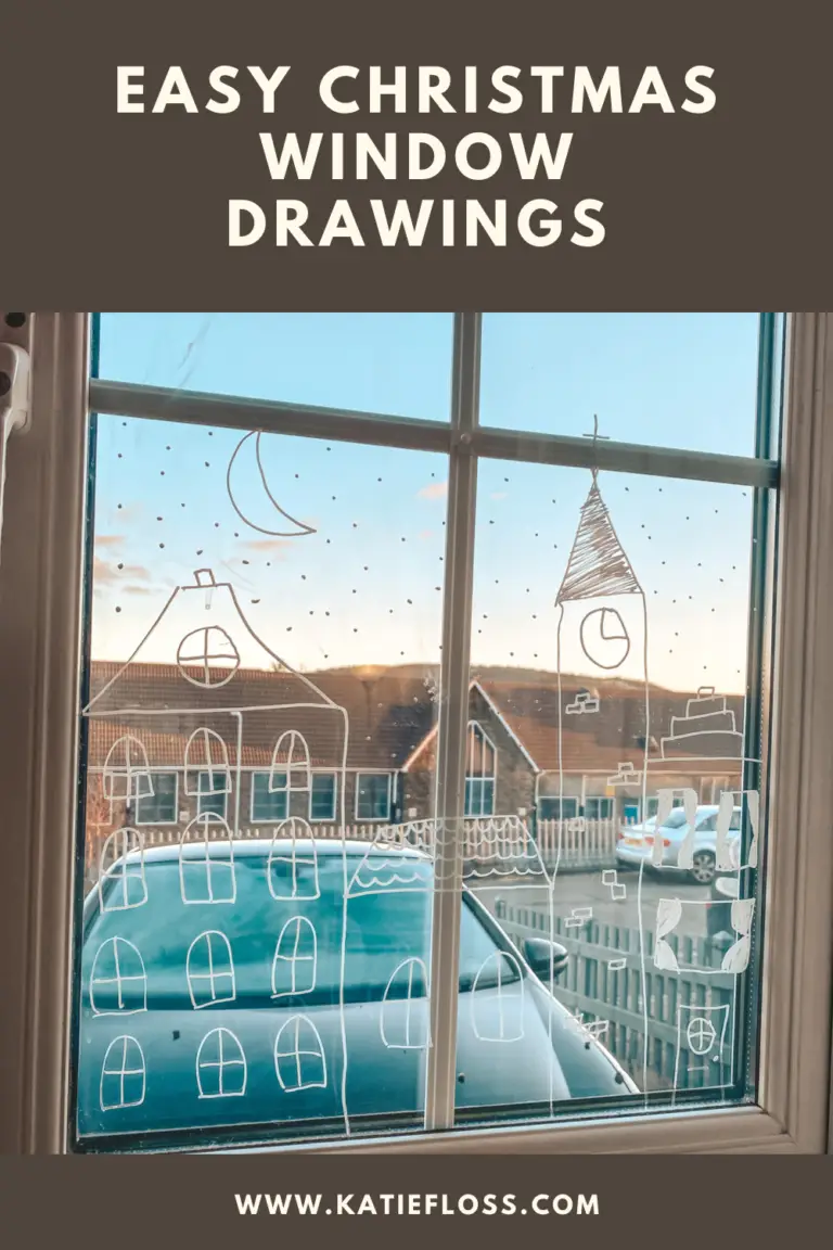 EASY CHRISTMAS WINDOW DRAWINGS - katiefloss